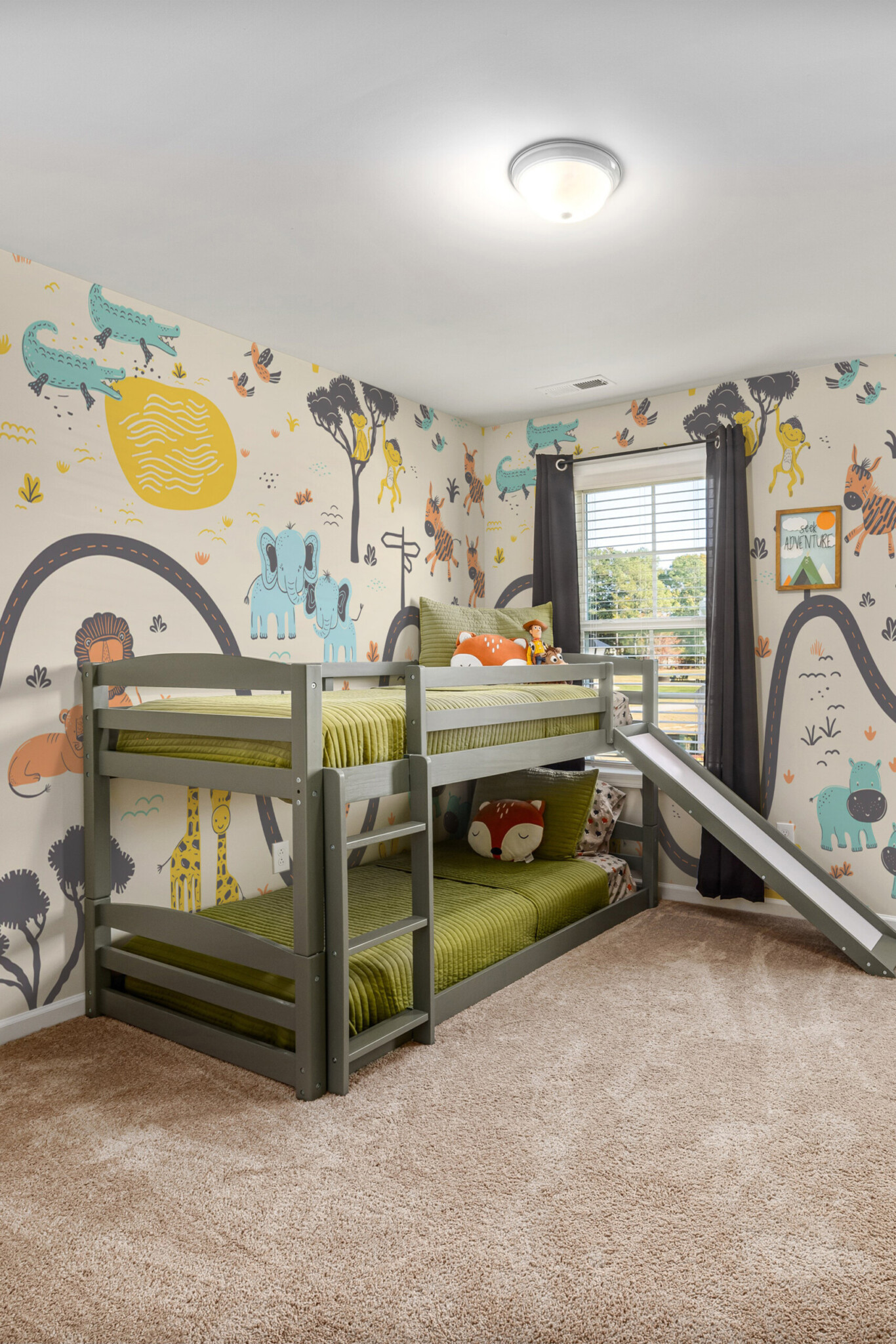 Safari Adventure Peel and Stick Wall Mural or Non-Pasted