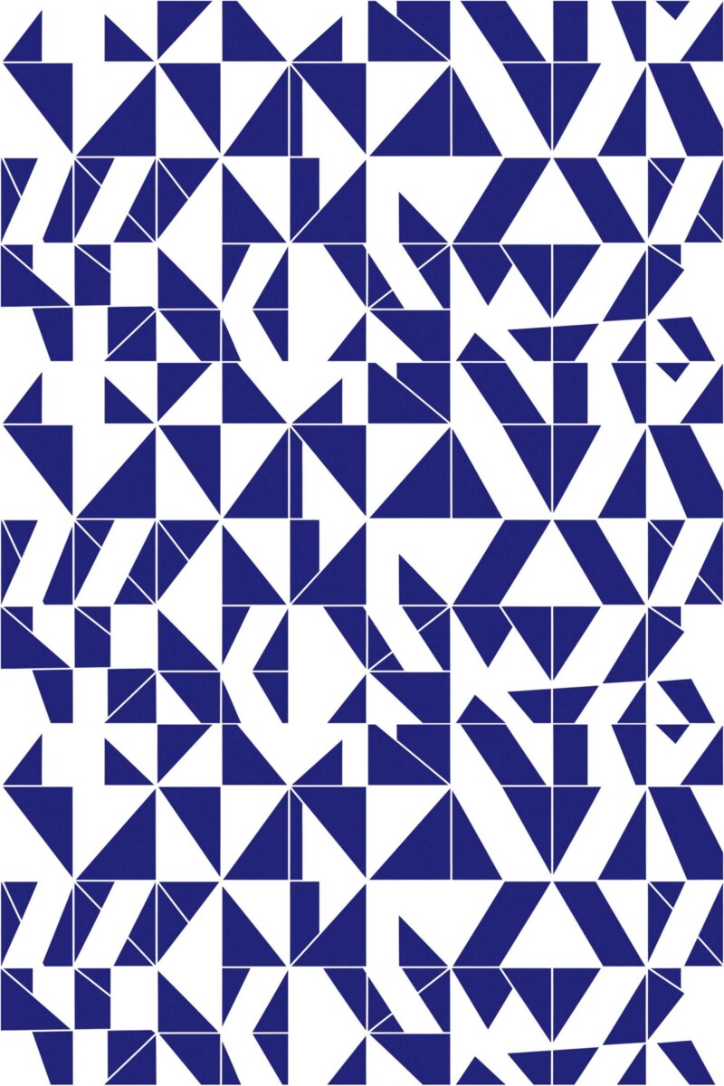 Navy Geometric Peel and Stick Wallpaper or Non-Pasted