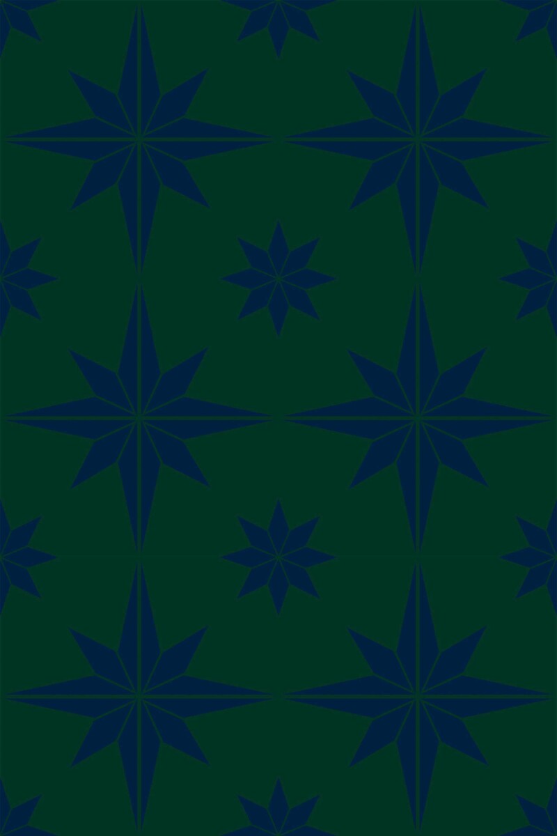 Dark Blue Star Peel and Stick Wallpaper or Non-Pasted