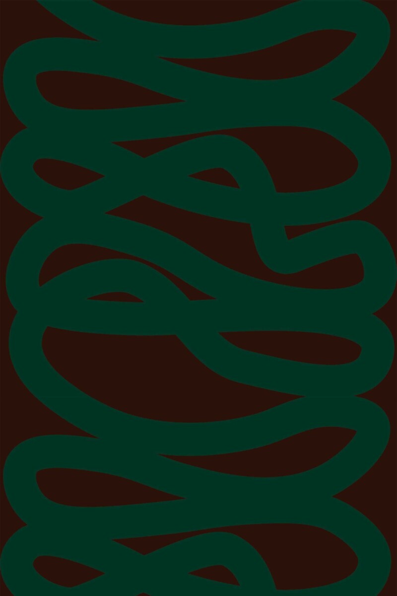 Green Line Peel and Stick Wallpaper or Non-Pasted