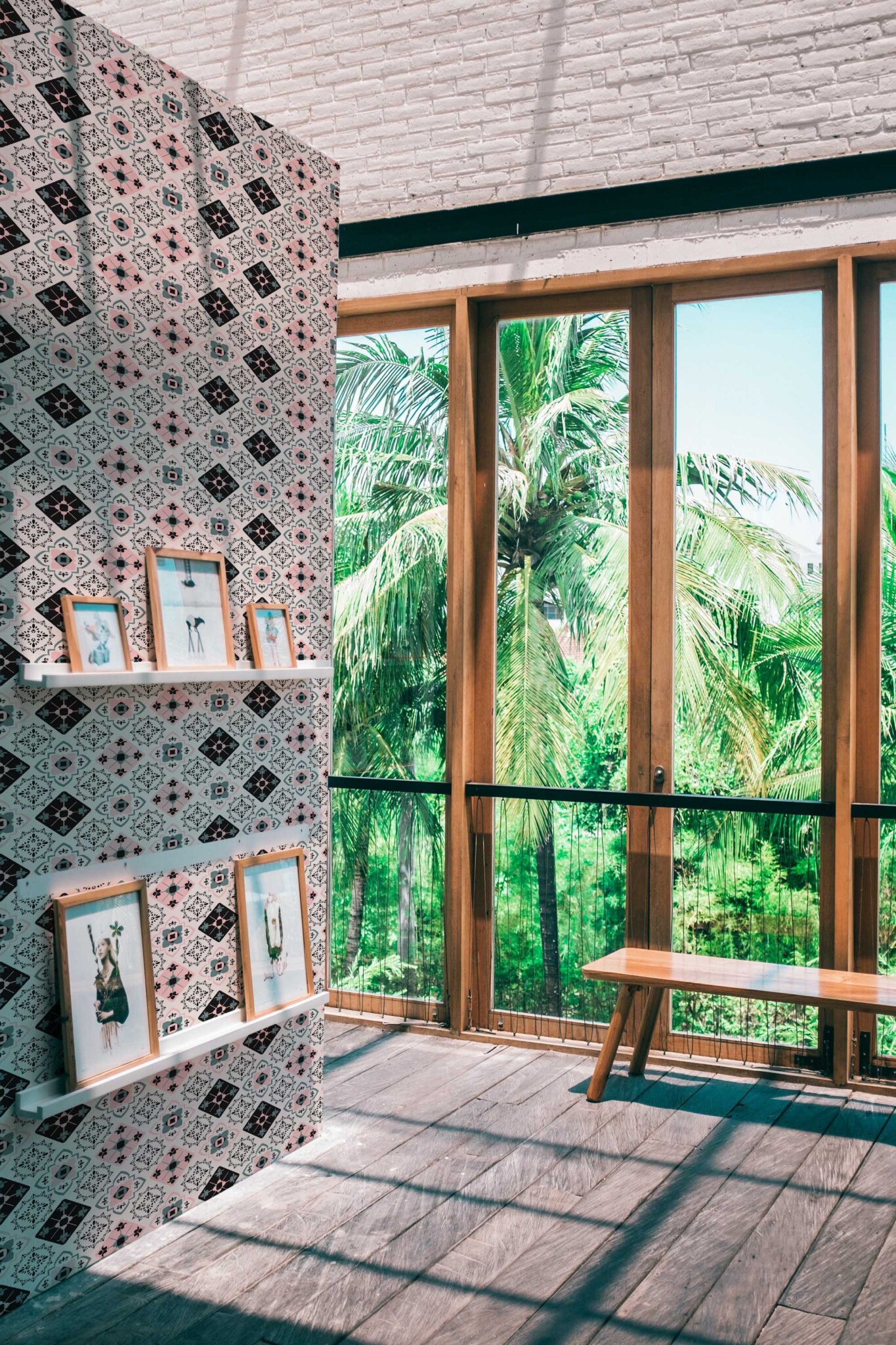 Moroccan Style Peel and Stick Wallpaper or Non-Pasted