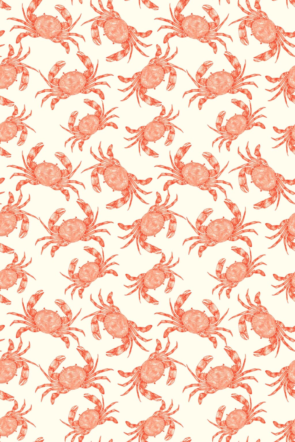 Cute Crayfish Peel and Stick Wallpaper or Non-Pasted
