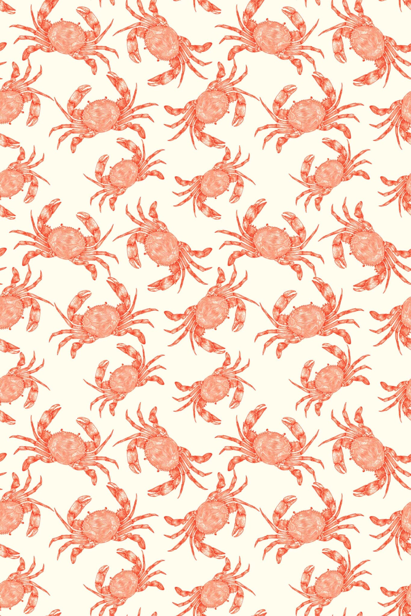 Cute Crayfish Peel and Stick Wallpaper or Non-Pasted