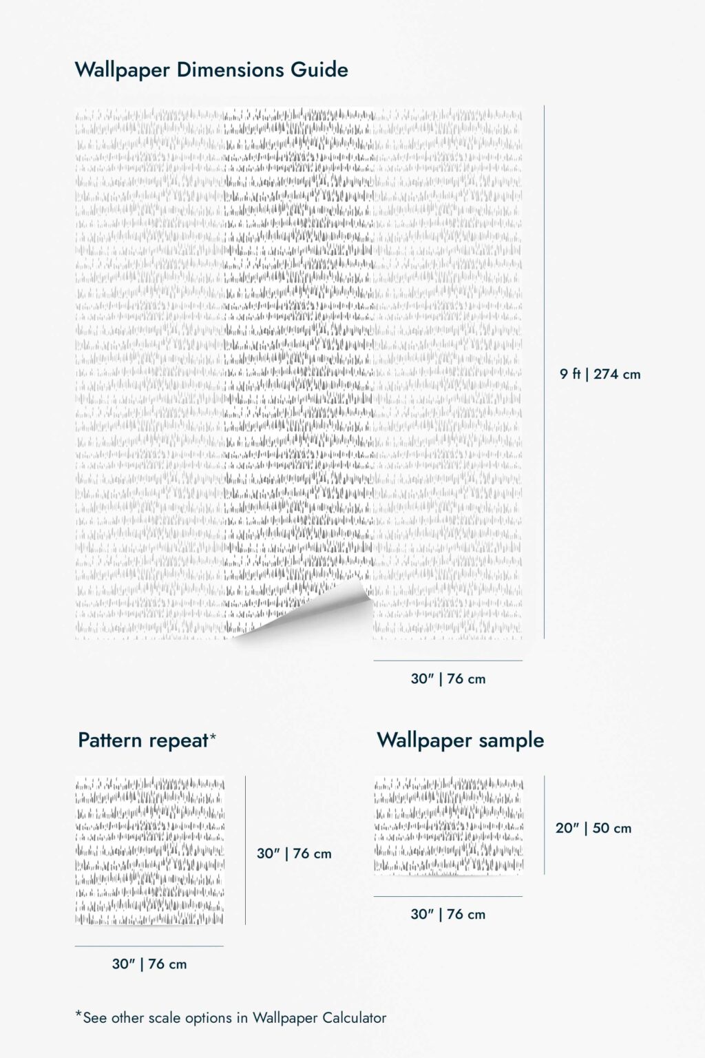 Abstract short line Peel and Stick Wallpaper or Non-Pasted