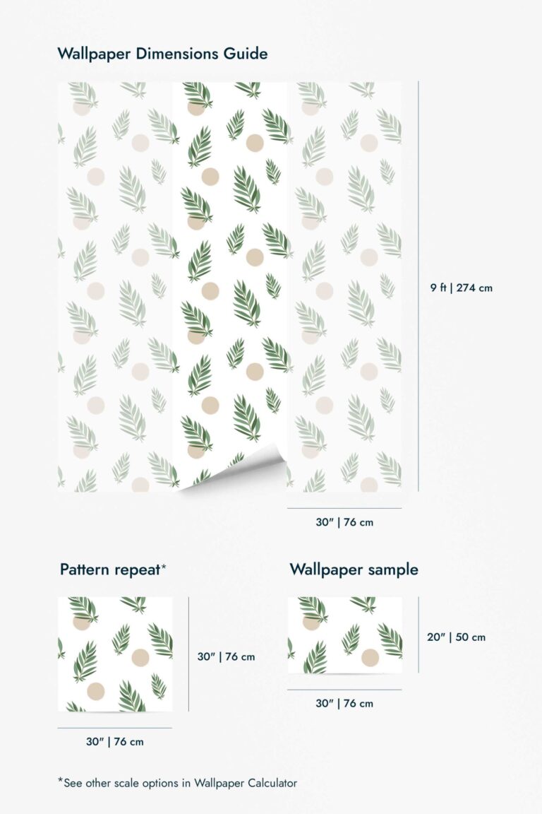 Boho neutral Peel and Stick Wallpaper or Non-Pasted