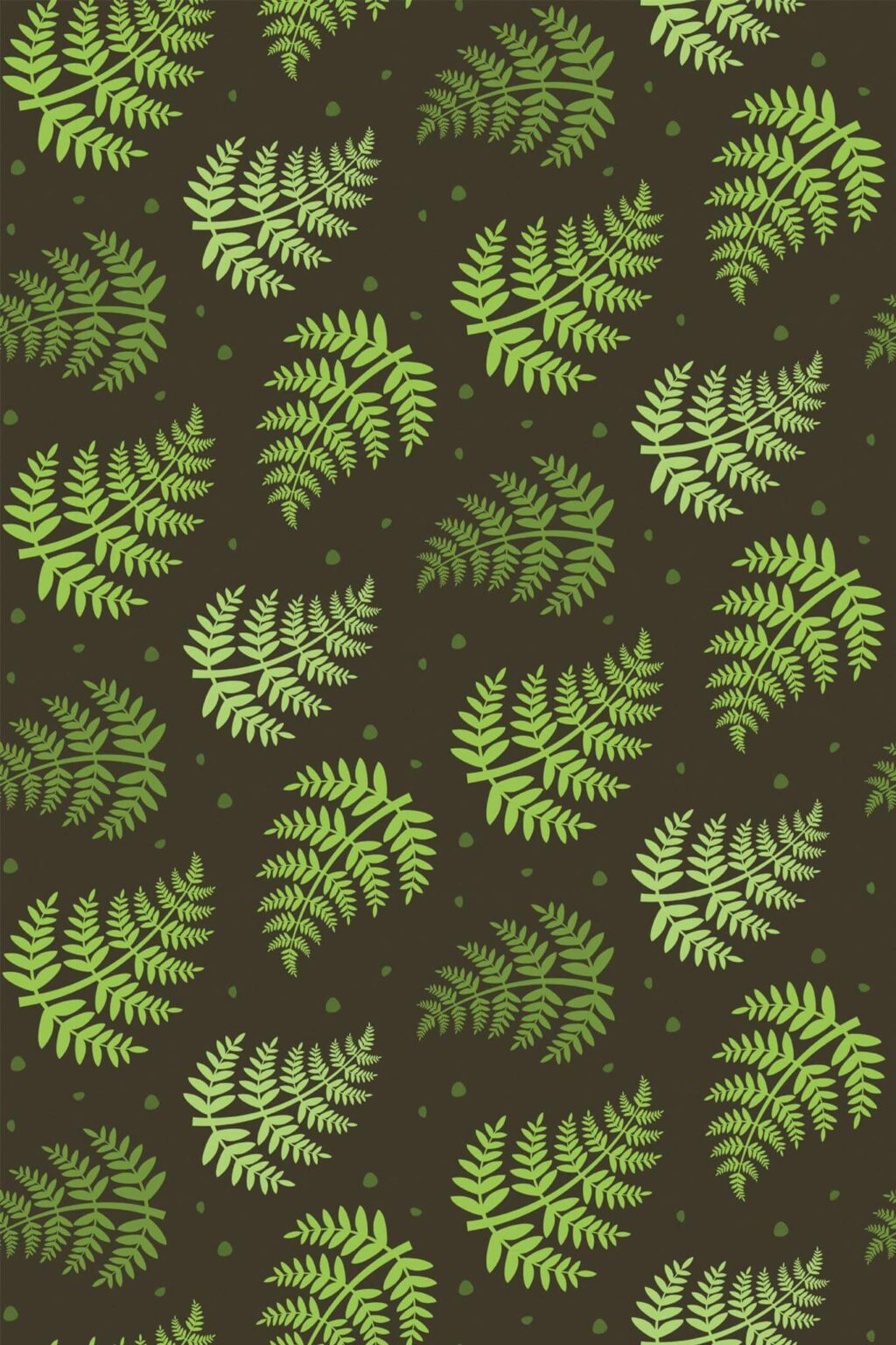 Aesthetic fern Wallpaper - Peel and Stick or Non-Pasted