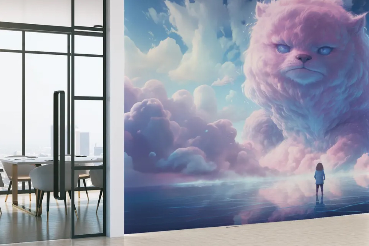 AI-Generated Wall Murals: A Trend in Interior Design