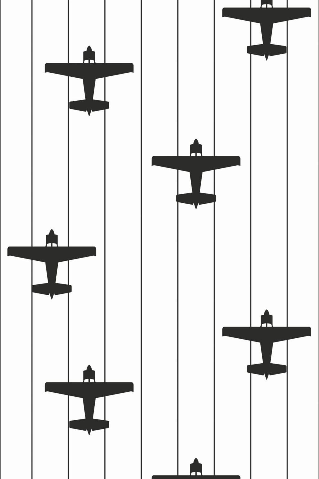 Airplane Peel and Stick Wallpaper or Non-pasted