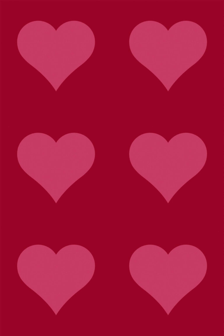 Bold heart Wallpaper - Peel and Stick or Non-Pasted