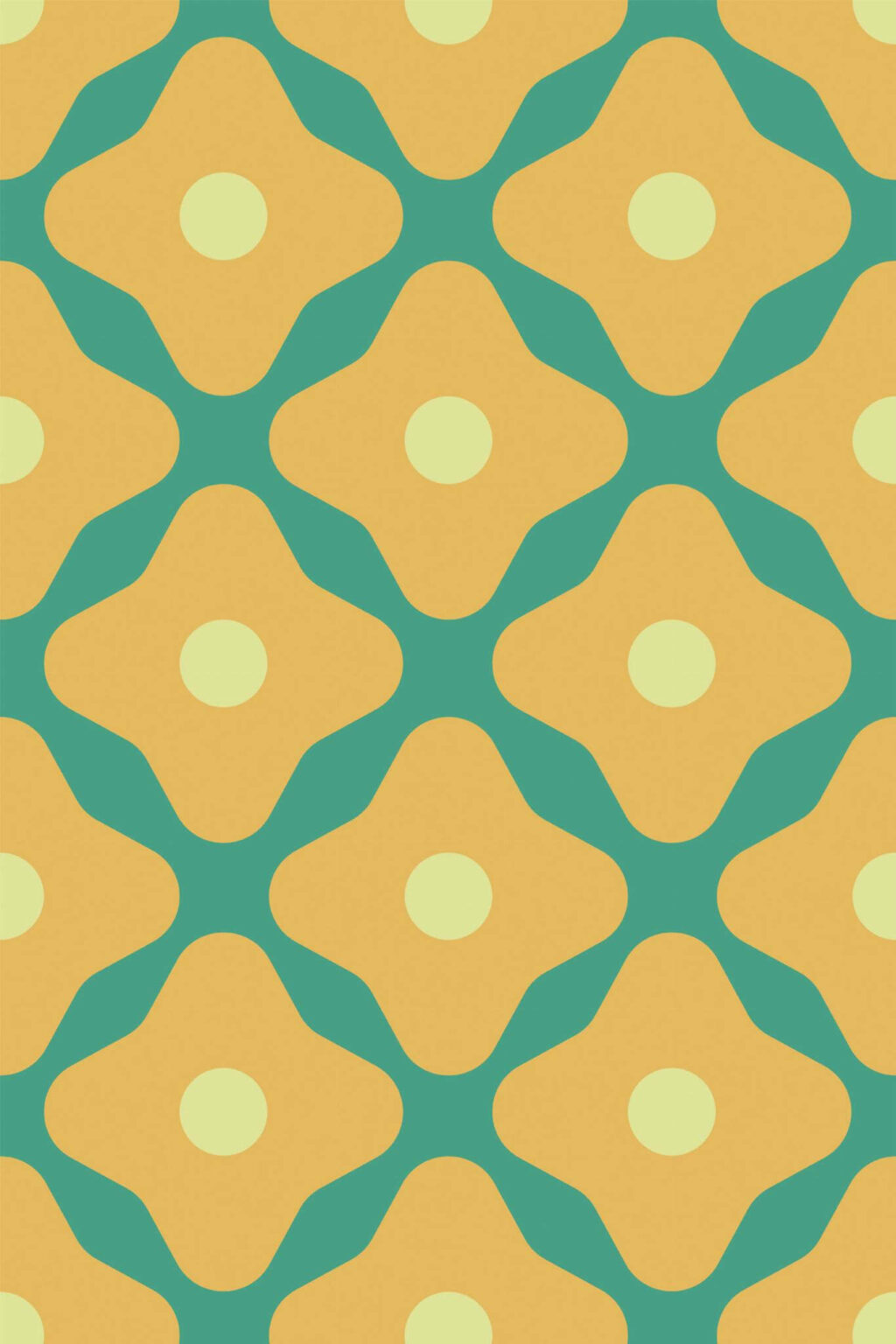 Cute vintage flowers Wallpaper - Peel and Stick or Non-Pasted