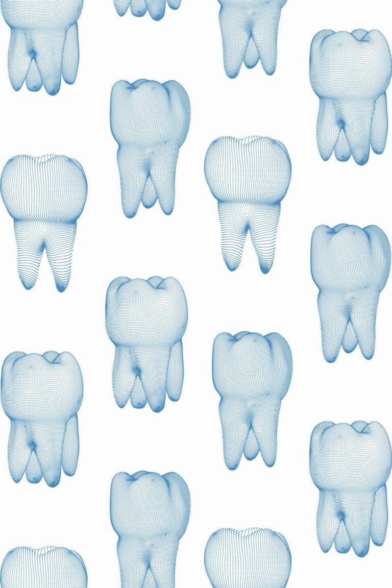 Dental Bliss Peel and Stick Wallpaper or Non-pasted