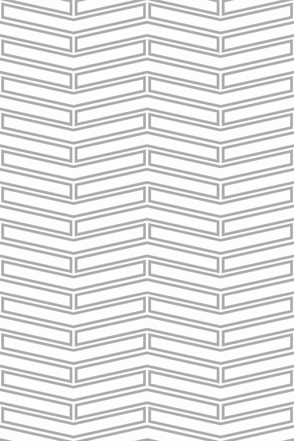 White herringbone tile Peel and Stick Wallpaper or Non-pasted