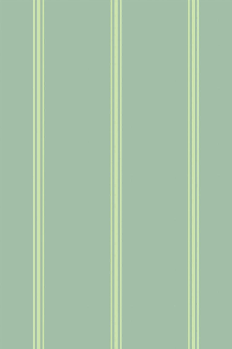 Green Lines Peel and Stick Wallpaper or Non-pasted