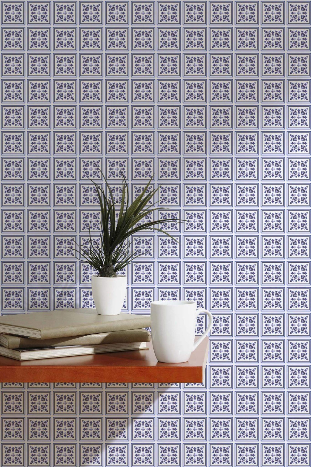 Tile effect Peel and Stick Wallpaper or Non-pasted