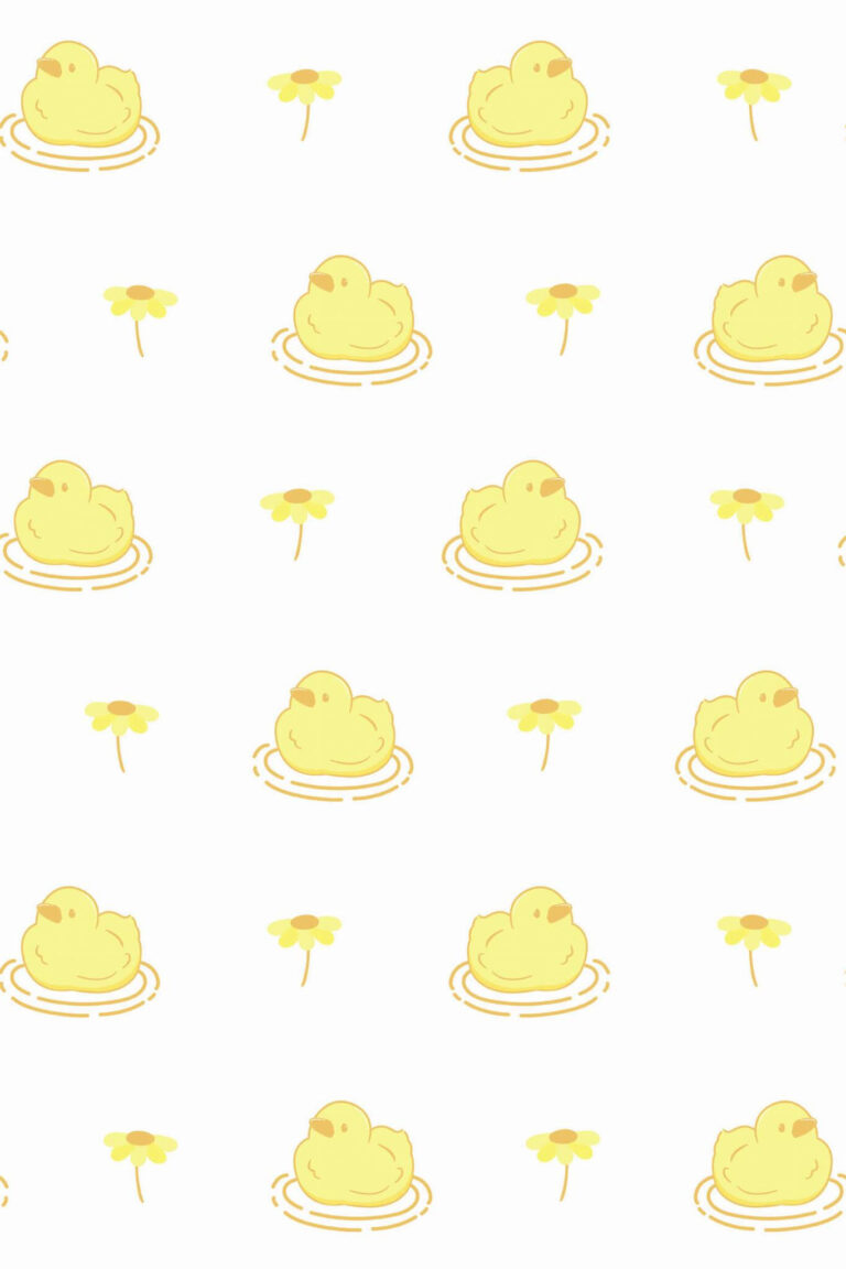 Animated duck Peel and Stick Wallpaper or Non-pasted