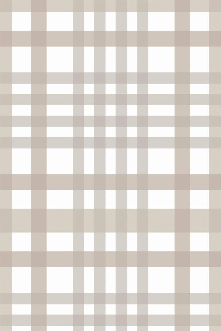 Light neutral plaid Peel and Stick Wallpaper or Non-pasted