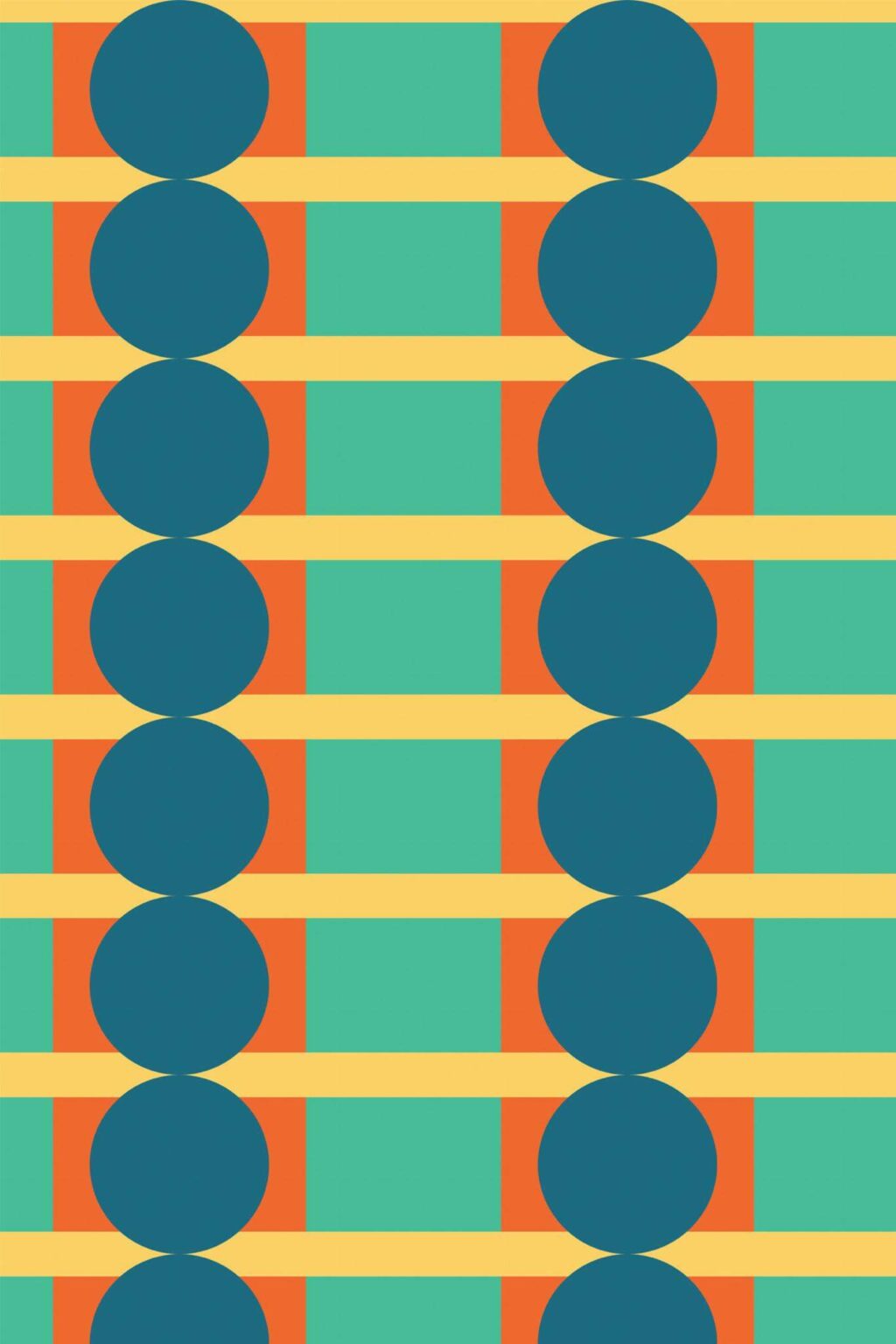 Lush Geometry Fusion Peel and Stick Wallpaper or Non-pasted