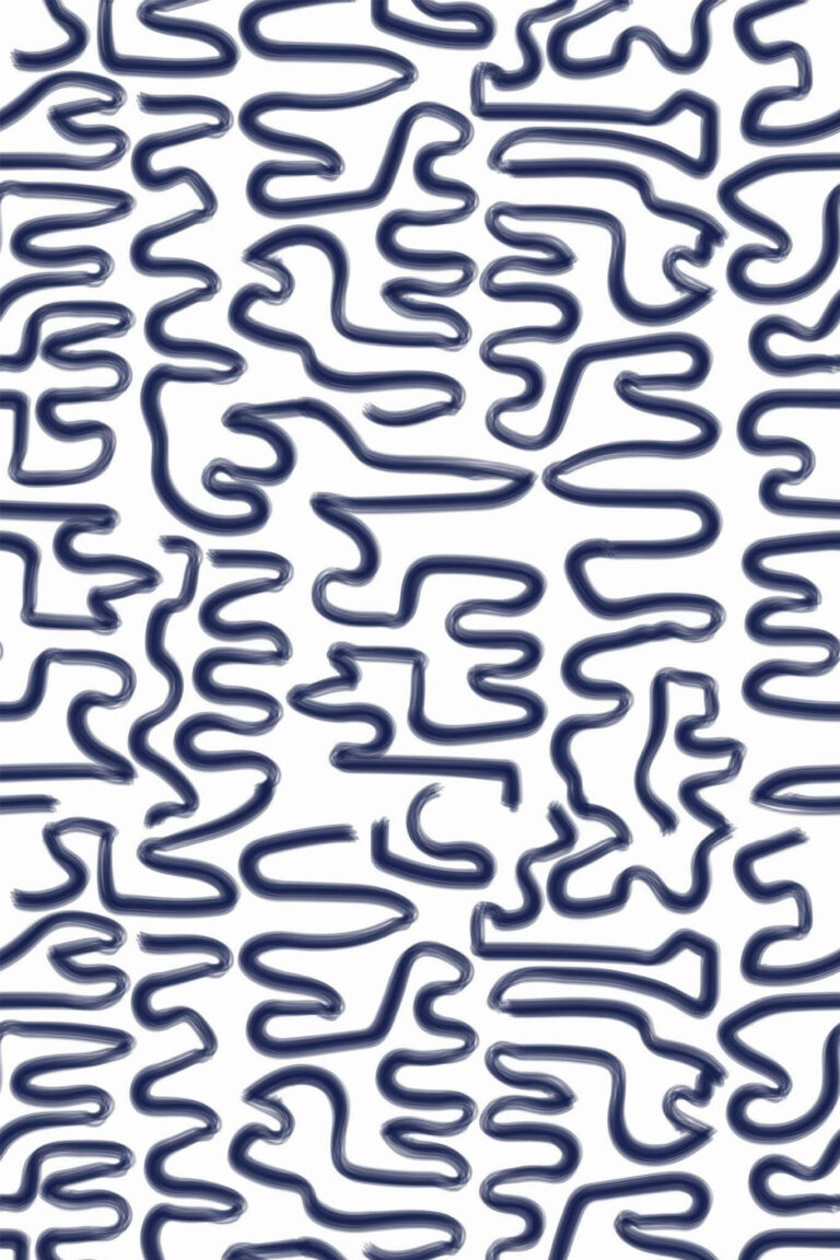 Maze line art Peel and Stick Wallpaper or Non-pasted