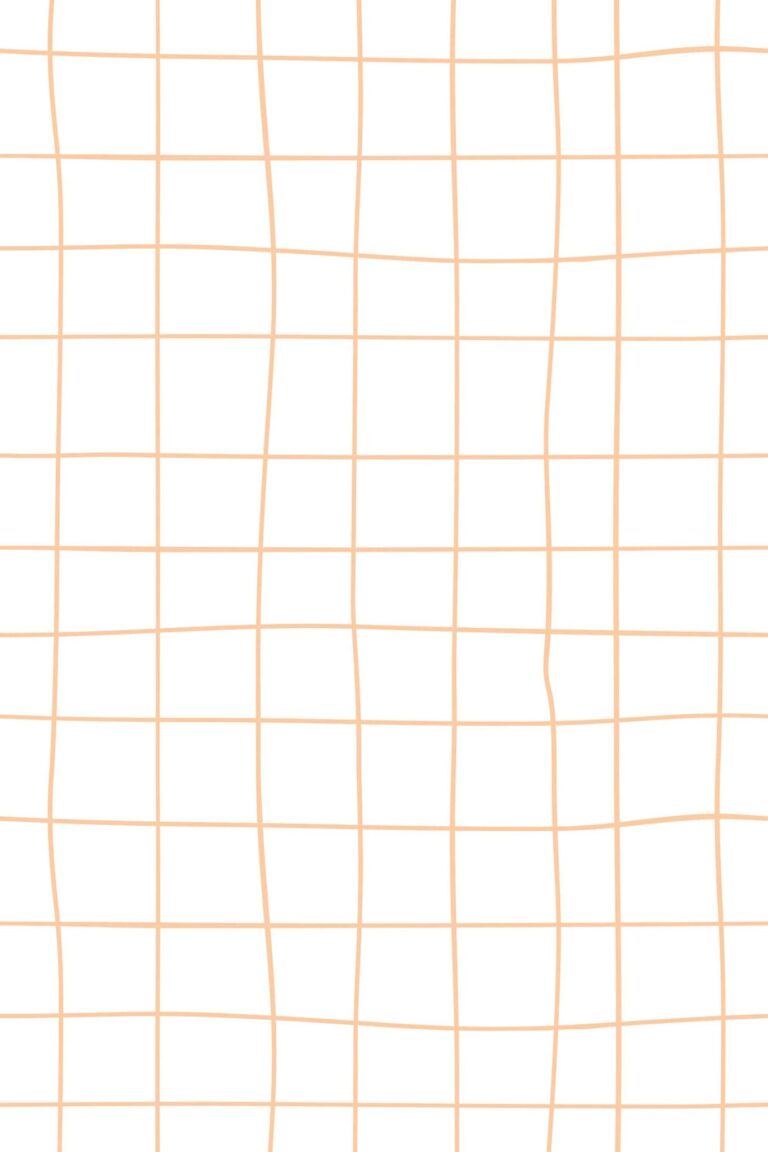 Pink Peach Grid Peel and Stick Wallpaper or Non-pasted