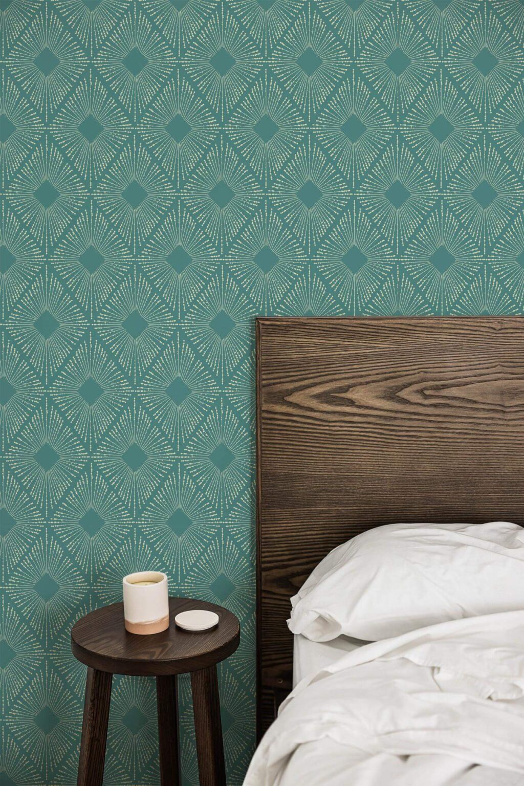 Modern rhombus Peel and Stick Wallpaper or Non-pasted