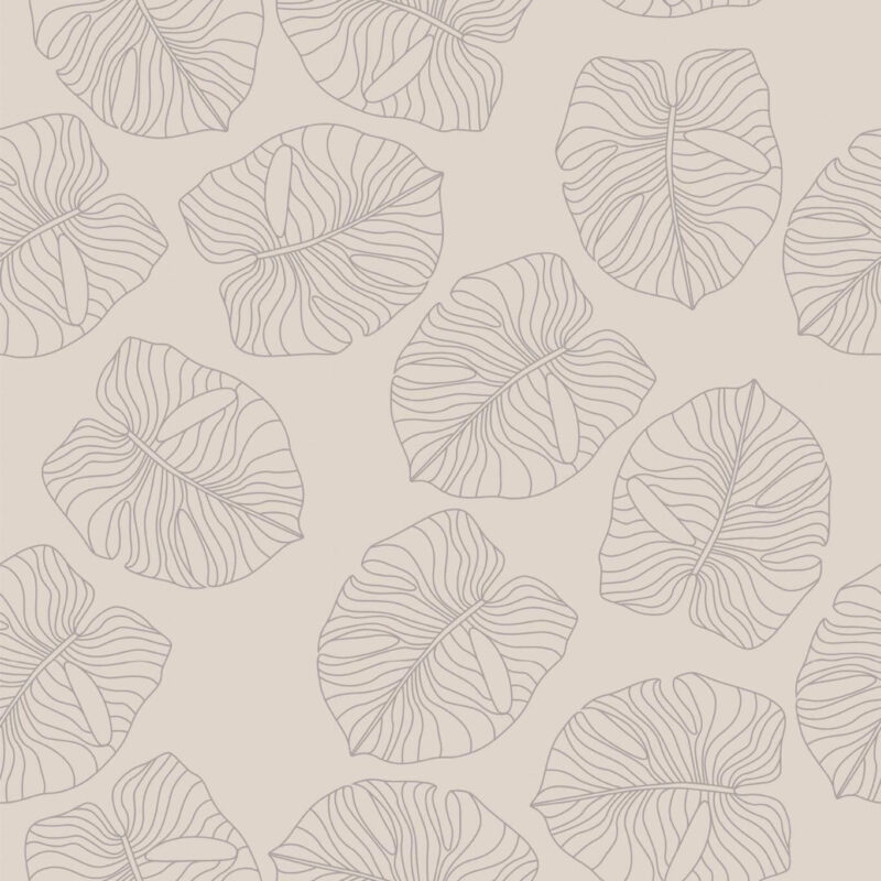 Green and black fern leaf Wallpaper - Peel and Stick or Non-Pasted