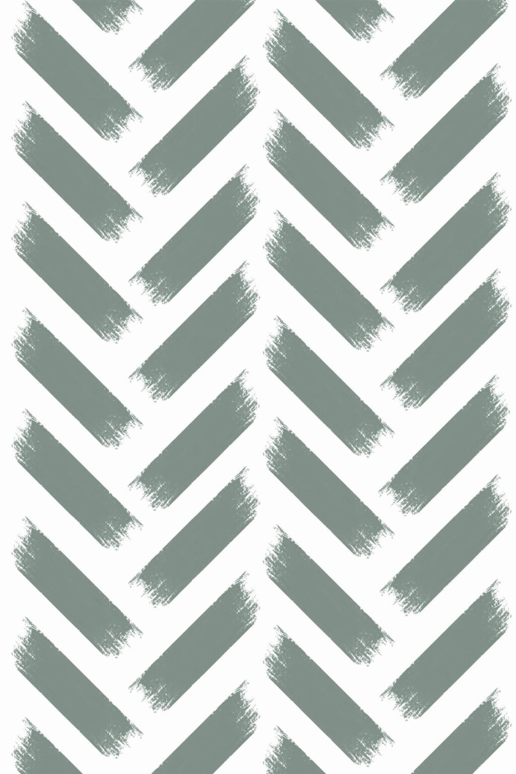 Painted herringbone Peel and Stick Wallpaper or Non-pasted