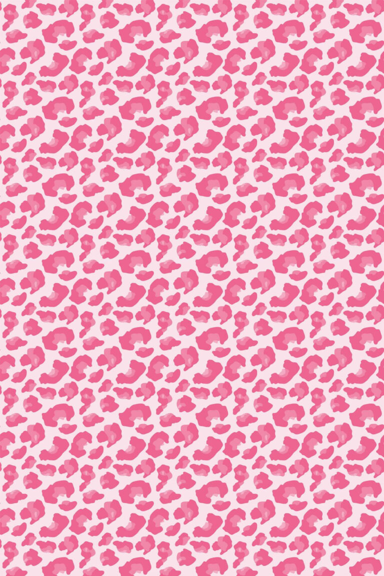 Pink cheetah print Peel and Stick Wallpaper or Non-pasted