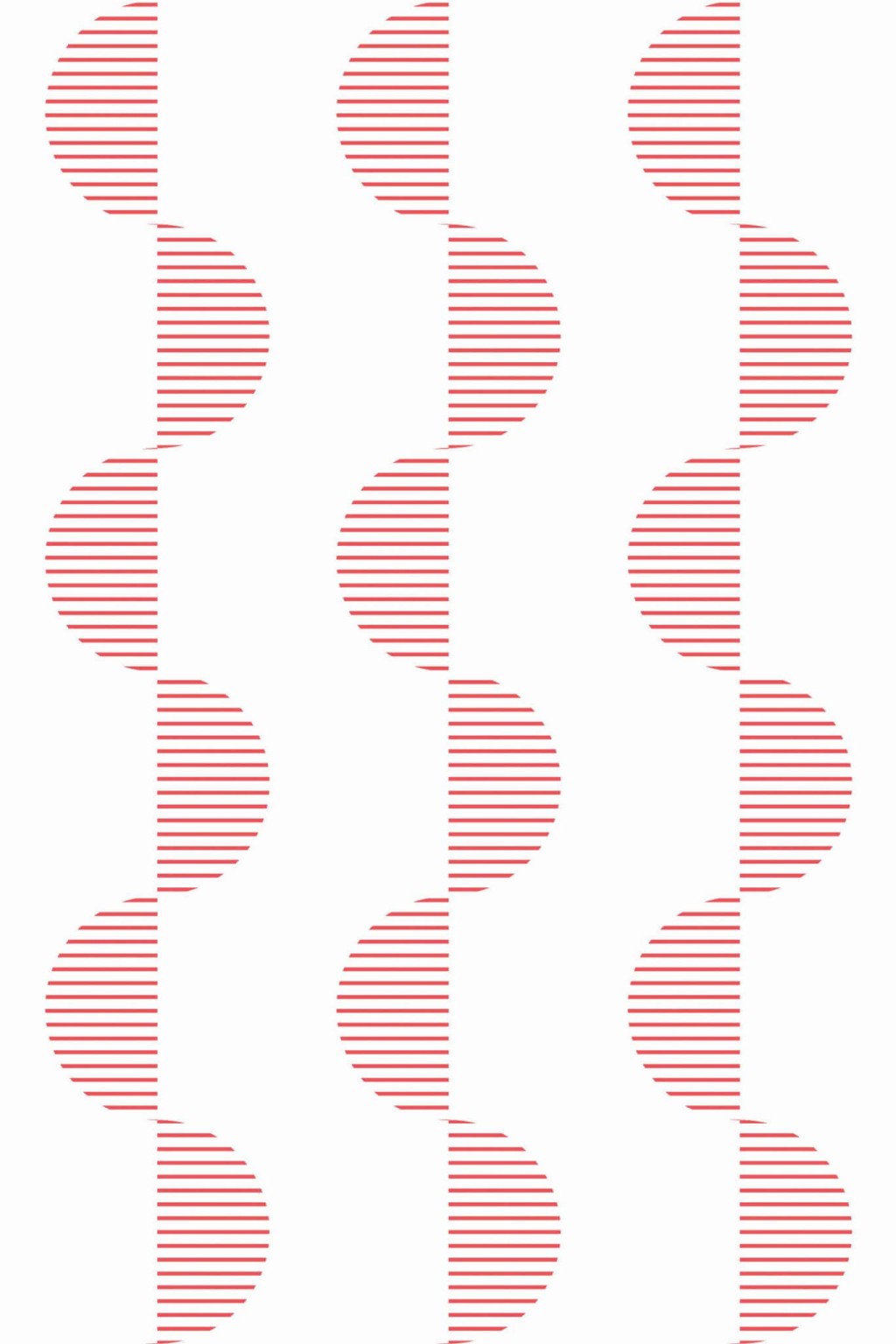 Red china pattern Peel and Stick Wallpaper or Unpasted