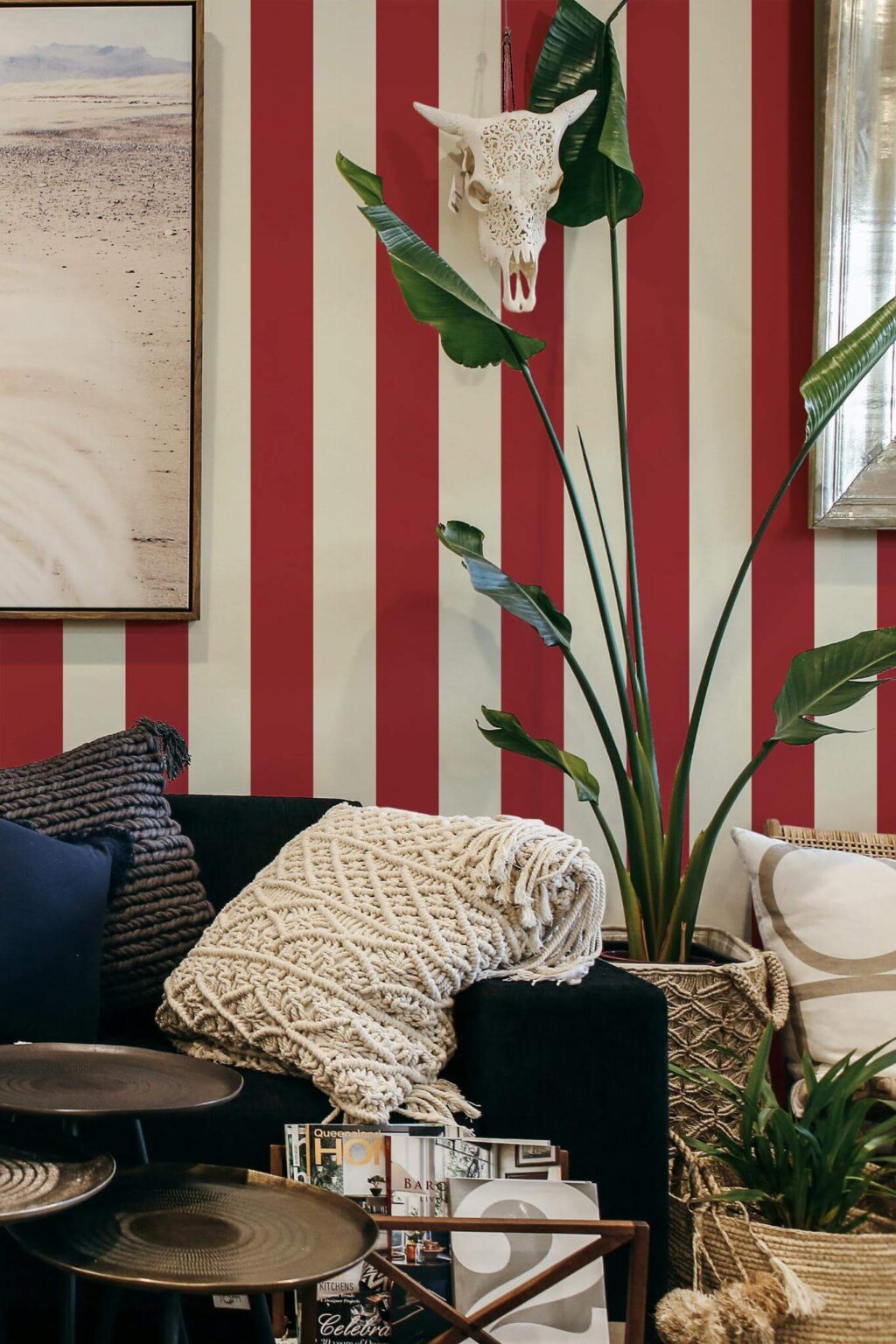 Stripe Harmony Peel And Stick Wallpaper Or Non pasted Stripe Harmony Peel And Stick Wallpaper Or Non pasted