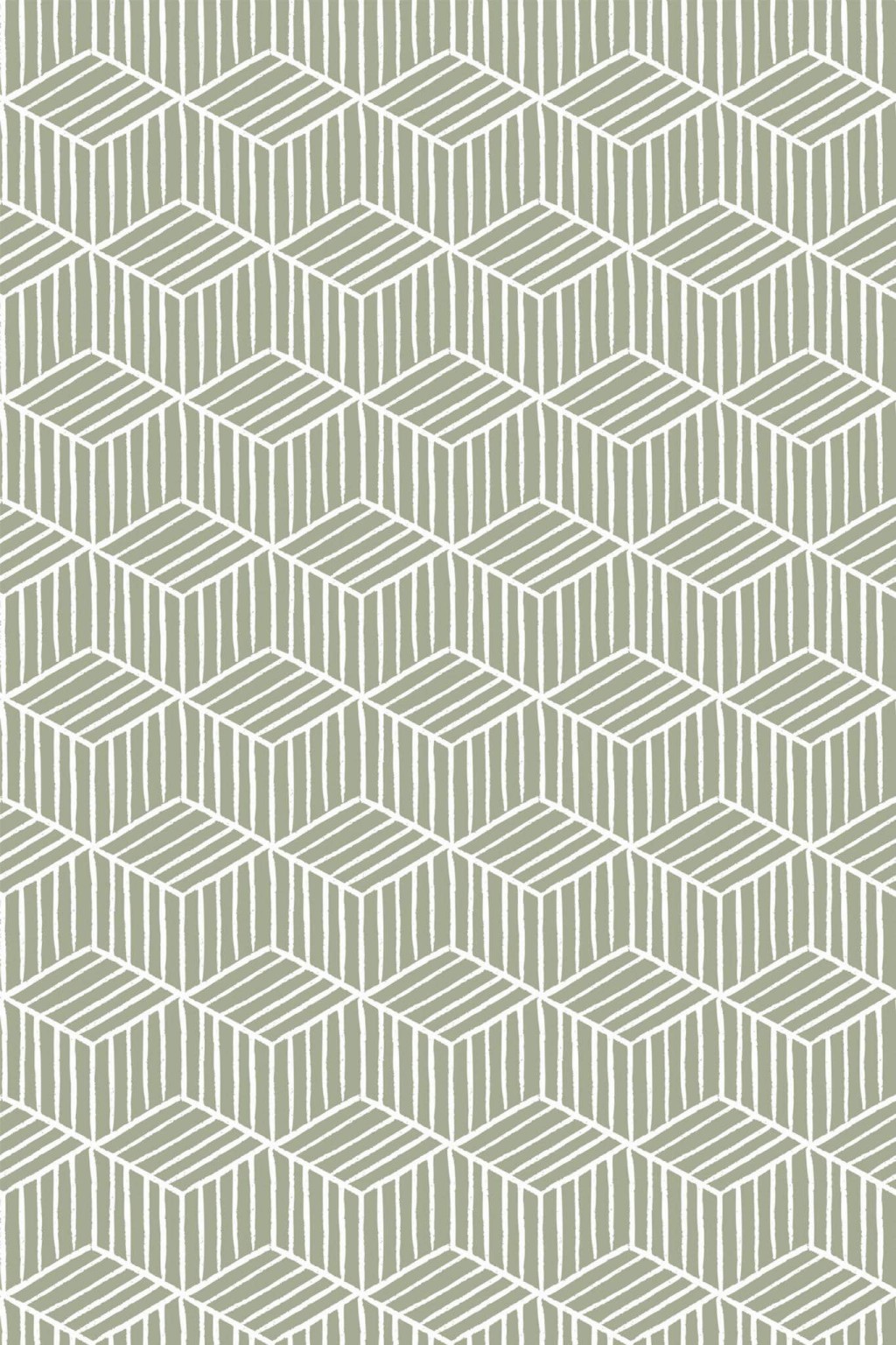 Seamless cube Peel and Stick Wallpaper or Unpasted