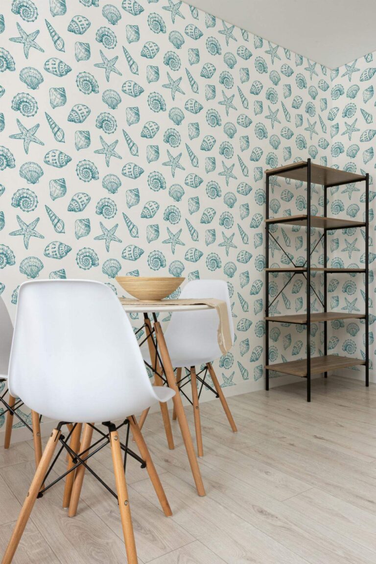 Seashell Peel and Stick Wallpaper or Non-pasted