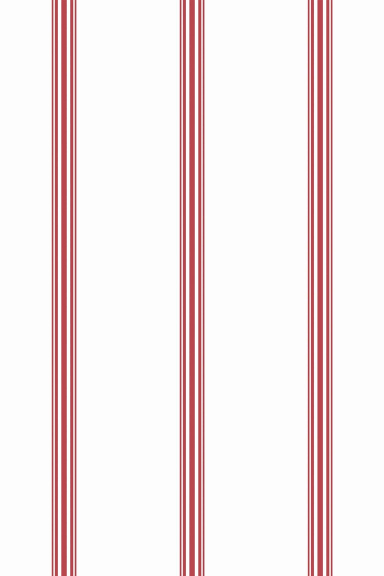 Ticking stripe Peel and Stick Wallpaper or Non-pasted