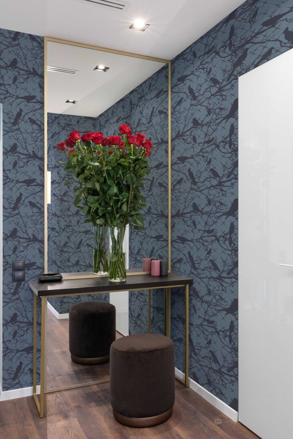 Midnight Ravens Wallpaper Peel and Stick / Non-pasted